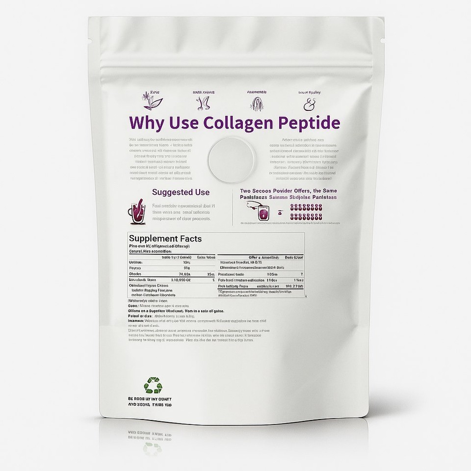 2 Pack Multi Collagen Peptides Powder-Hydrolyzed Protein (Type l,ll,lll ...