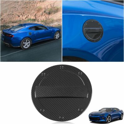 Carbon Fiber Exterior Fuel Tank Cover Gas Cap Door For Chevrolet Camaro ...