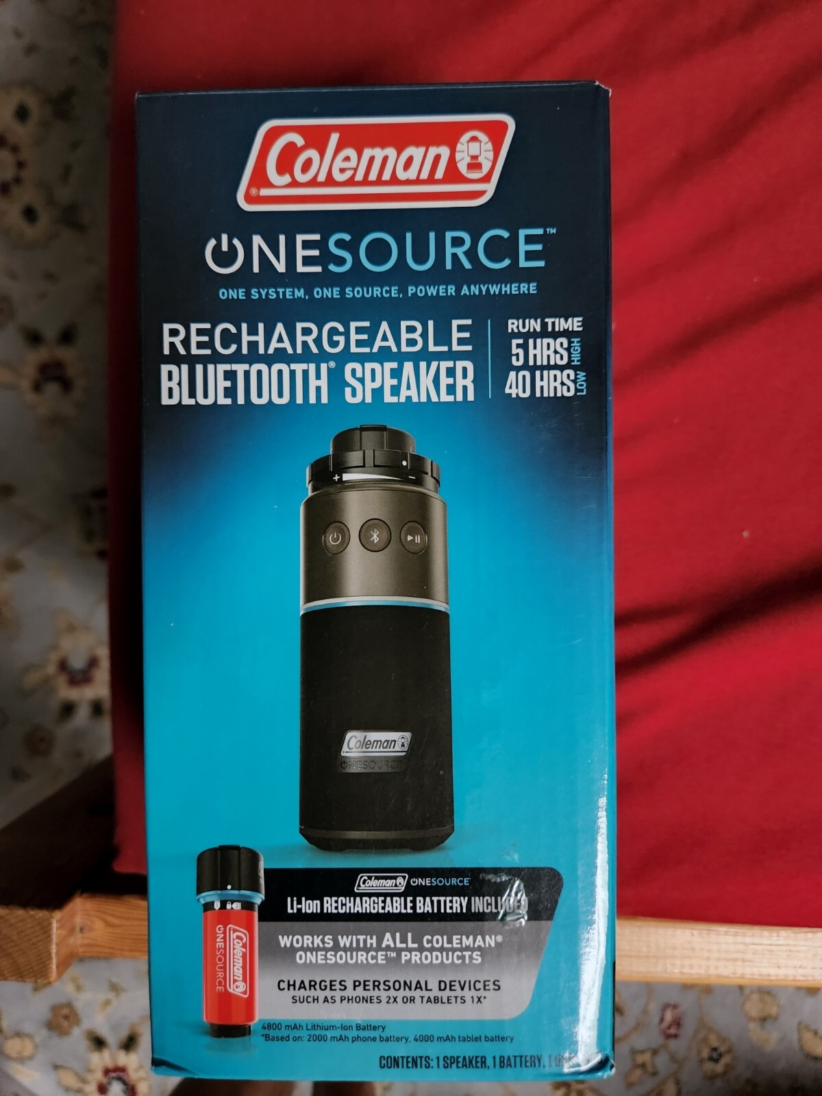 Coleman OneSource Portable Bluetooth Speaker (includes Battery) - New ...
