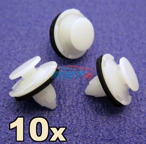 10x Boot Lid / Tailgate Trim Clips- Honda Civic (8th Gen) & CRV (3rd ...
