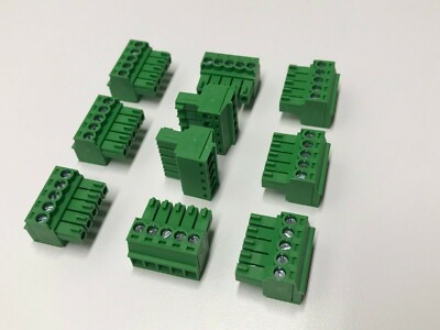 Phoenix Contact Phoenix Connector 5 Pin 3.5mm PCB Terminal Block Lot of ...