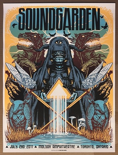 SOUNDGARDEN • 18”x24” poster print by MUNK ONE • Molson Amp, Toronto ...