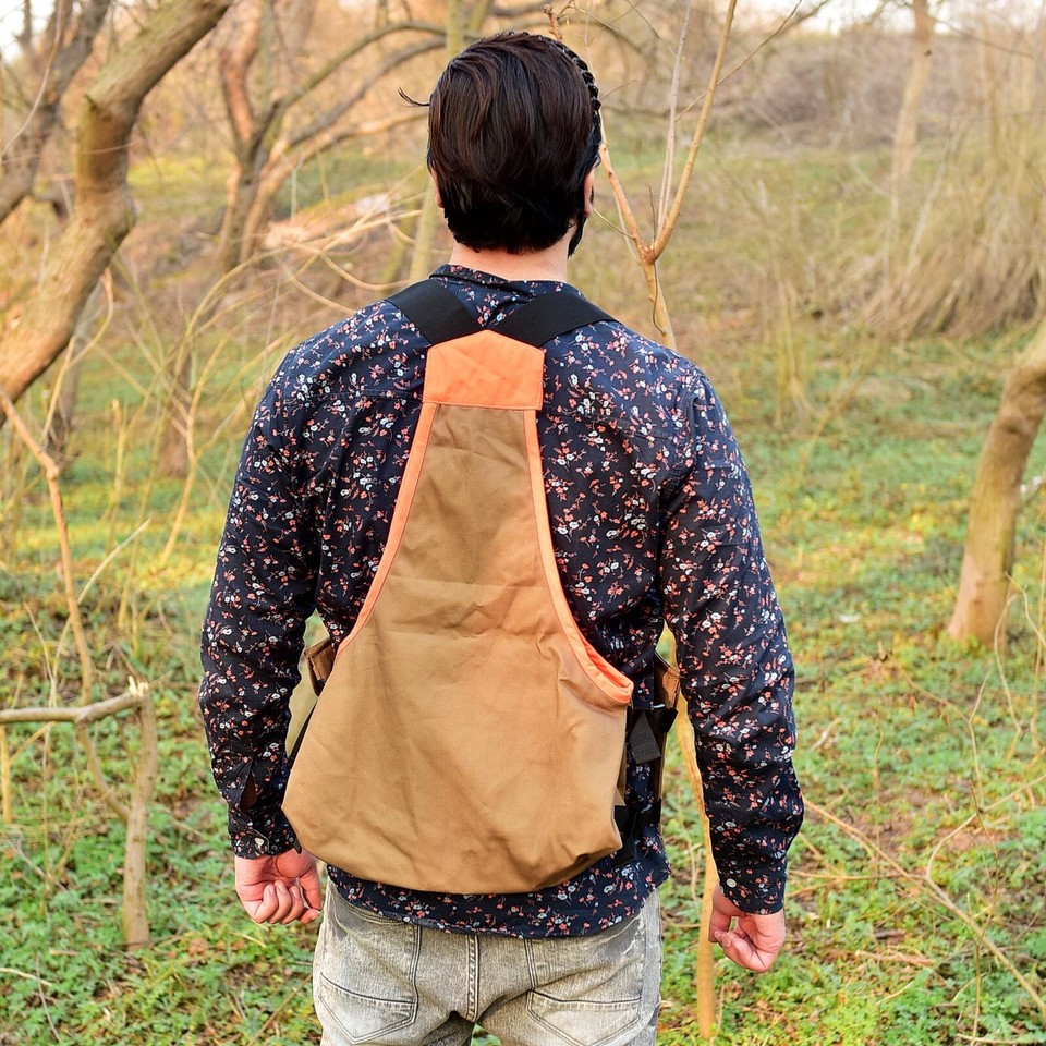 Upland Hunting strap vest Waxed water proof canvas Outdoor vest Camping ...
