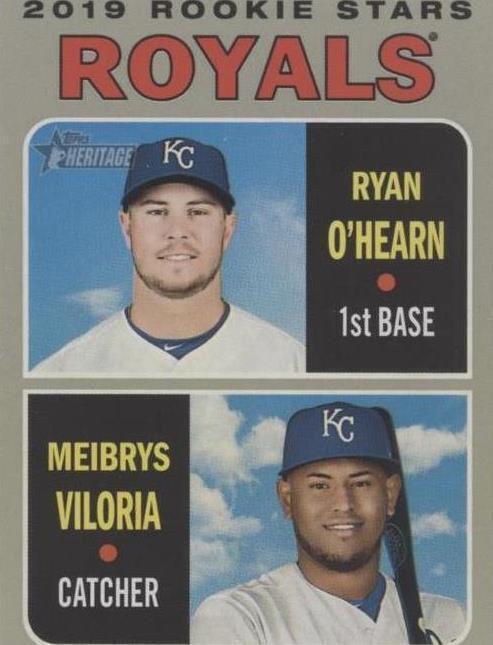 2019 Topps Heritage - Rookie Stars Ryan O'Hearn, Meibrys Viloria #241 ...