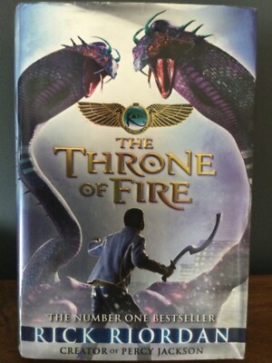 The Throne Of Fire By Rick Riordan (Hardback, 2011) YA Young Adult Book ...