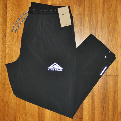 Nike Trail Dawn Range Dri-Fit Running Pants Mens XL Black DX0855-010 ...