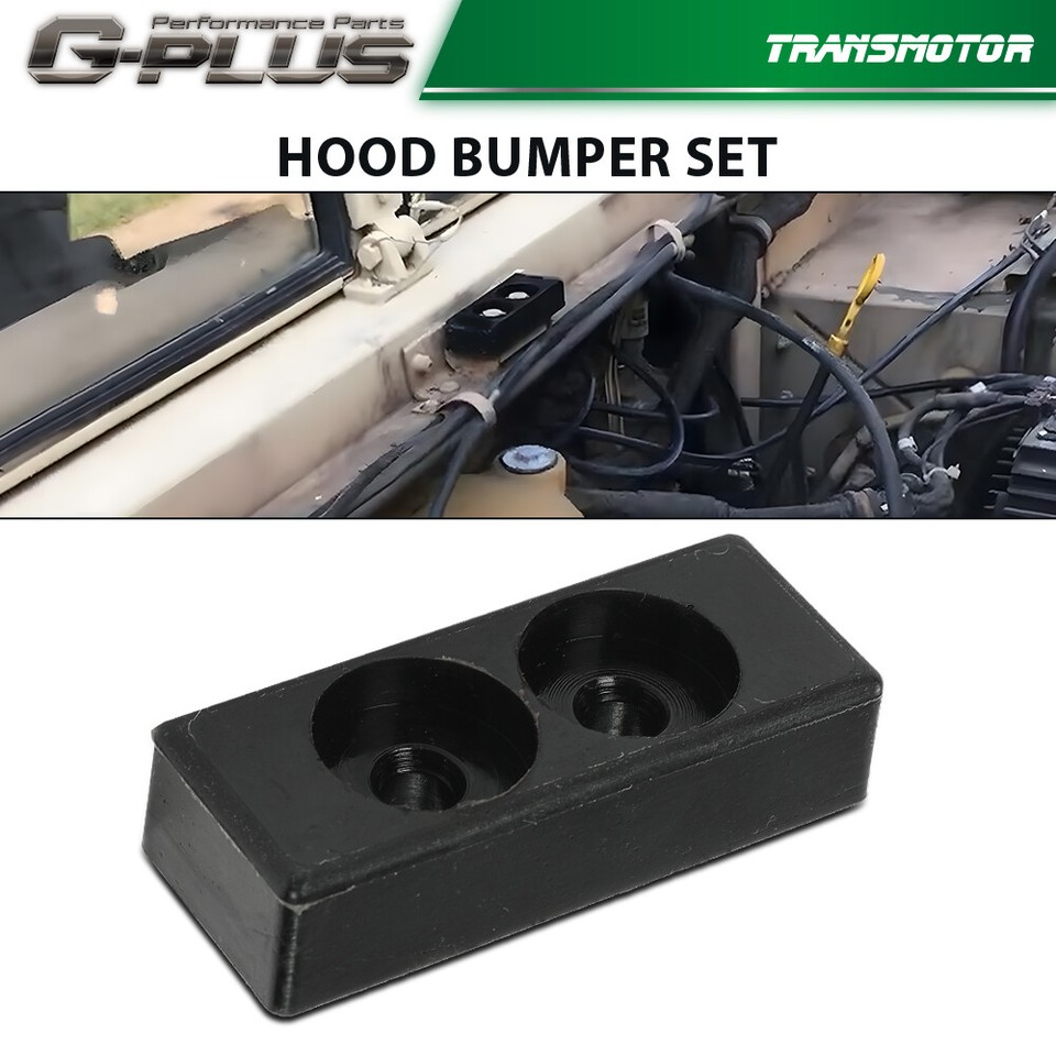 Fit For Hummer, Humvee, Hood Bumper Set 1233888 & 12338896 Black ...