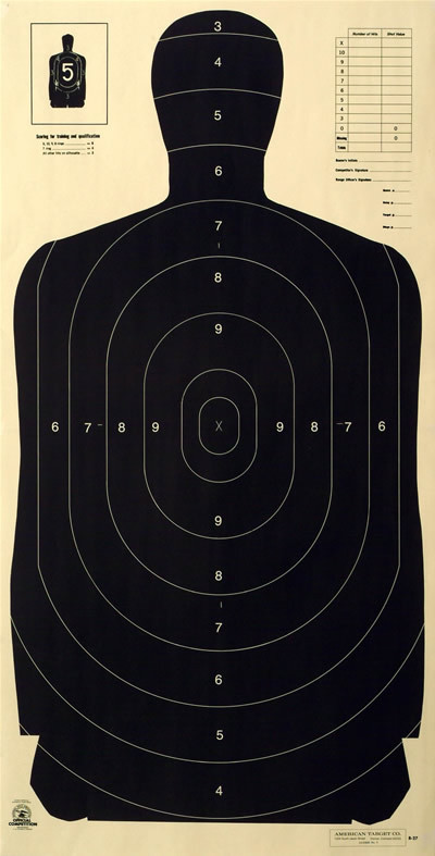 Body Targets For Shooting