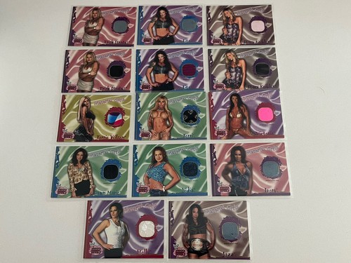 2002 WWE Divas Material Girls Relic Set Trish Stratus Lita Stacy ...