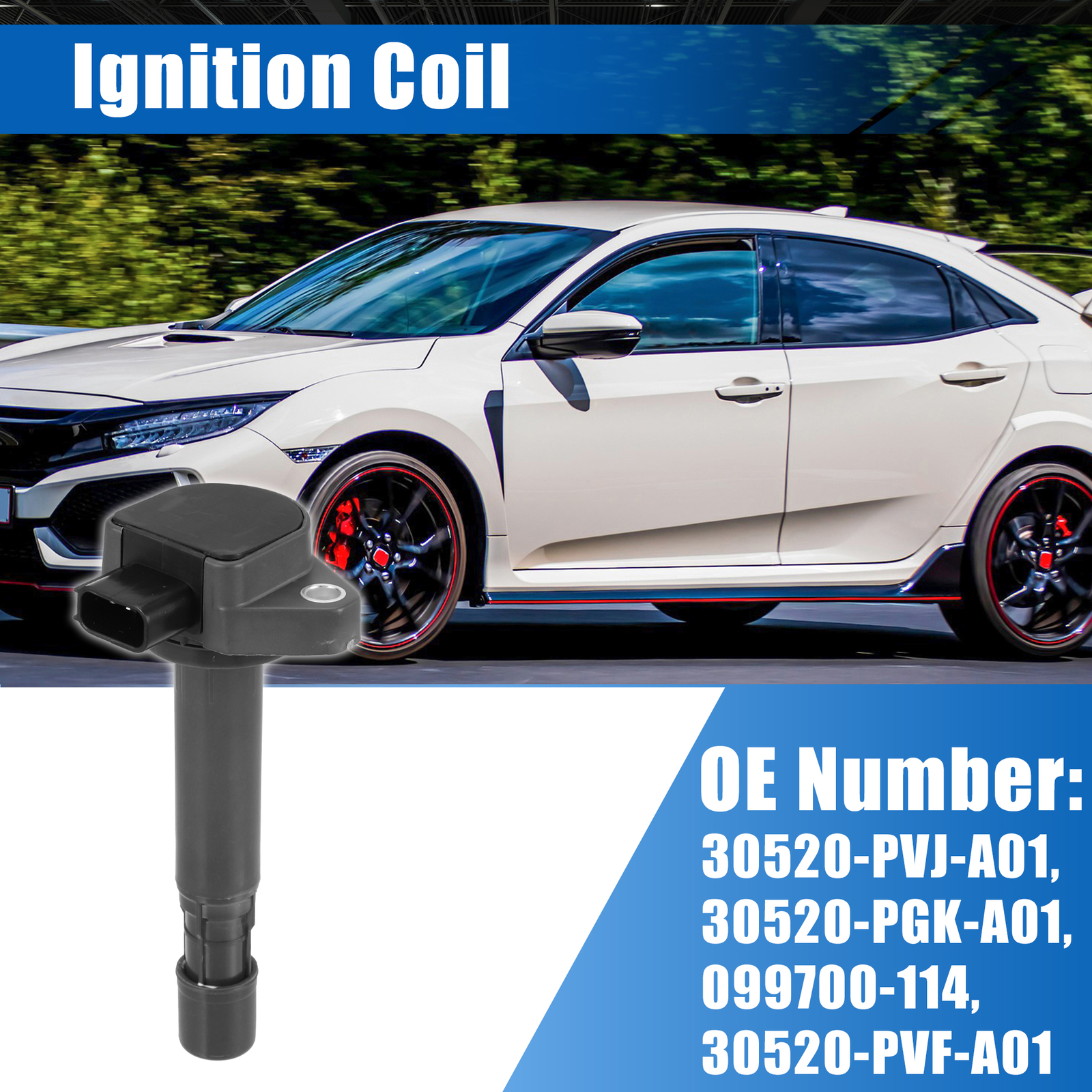 Car Ignition Coil 30520-PVJ-A01 30520-PGK-A01 for Honda Pilot 3.5L 2003 ...