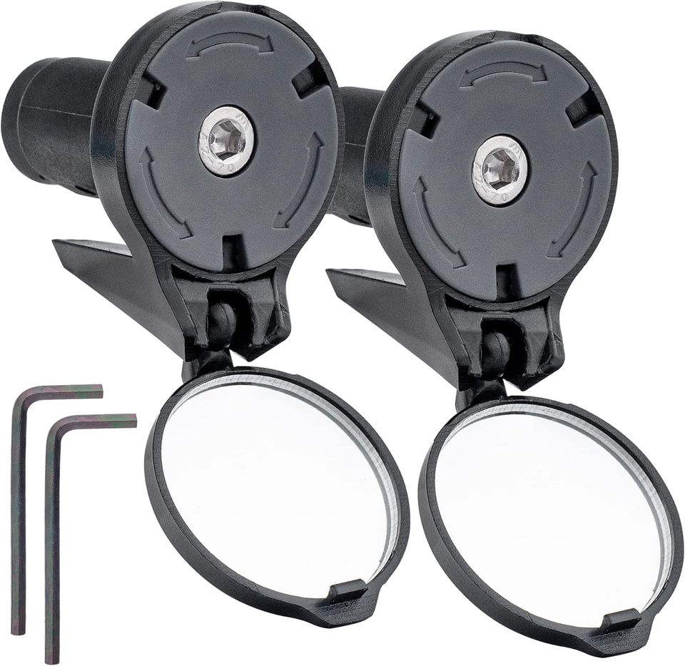 Road Bike Drop Bar Rearview Mirror 2 Pack - Adjustable HD Convex Glass Rear V... | eBay Australia