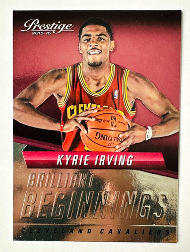 2015-16 Panini Prestige Kyrie Irving Insert Card #28 Brilliant ...