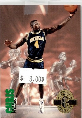 1993-94 Classic Chris Webber Michigan Wolverines #311 | eBay