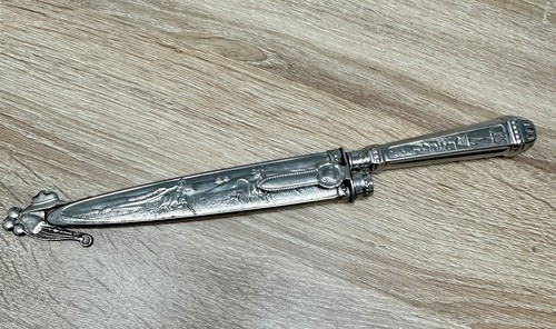 Vintage Elmo Inox Gaucho Knife w/ Sheath Cowboy - Cattle Drive-READ | eBay