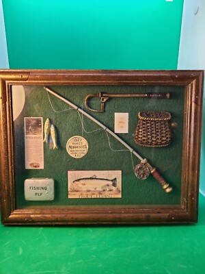 Fishing Shadow Box Lid Box | eBay