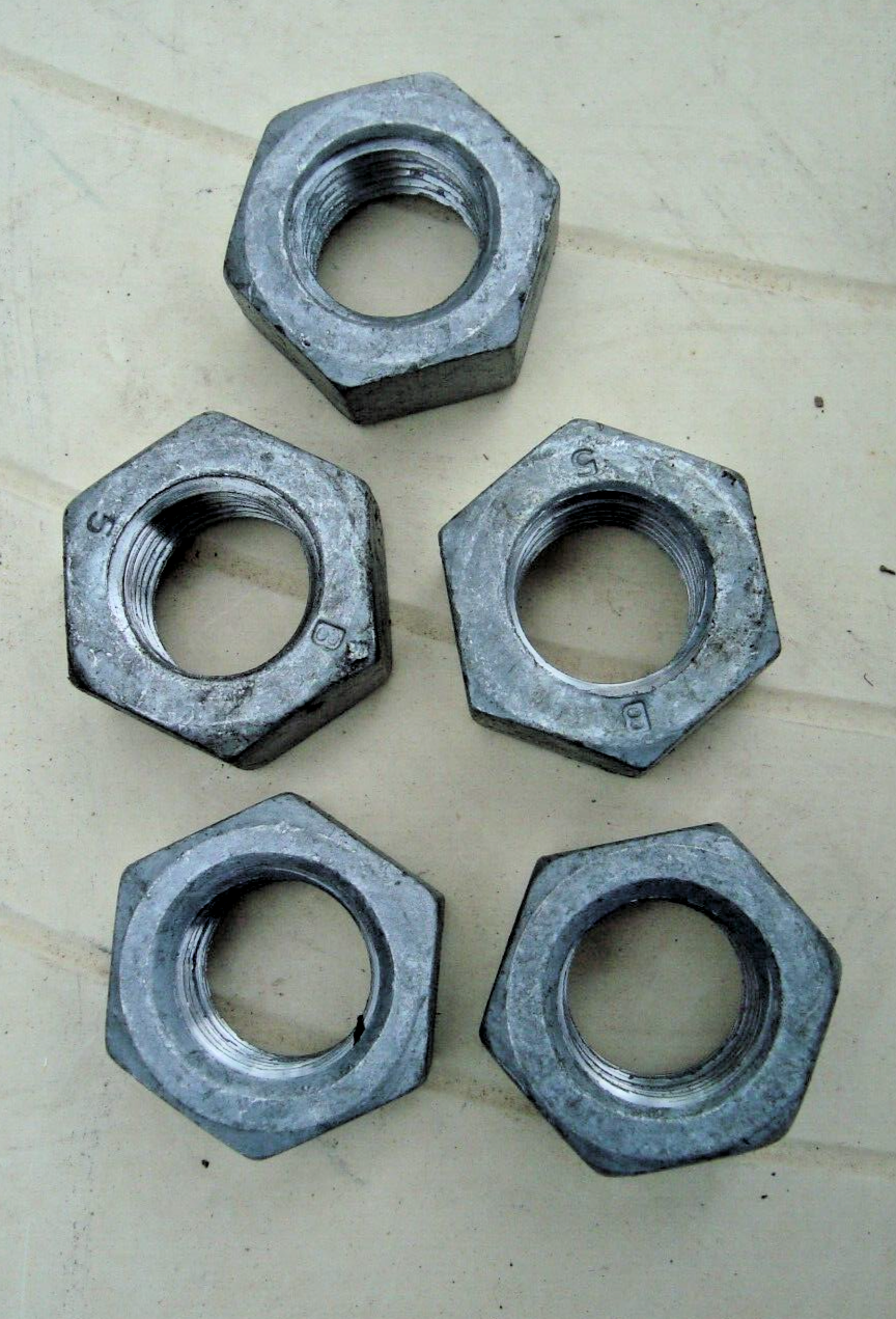 M30 (30mm) HEX NUT Class 5 High Tensile Galv QTY 5 (five) | eBay Australia