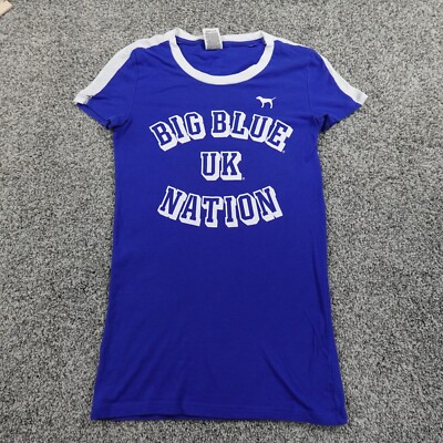 Kentucky Wildcats Shirt Womens Small Blue PINK Victoria Secret KY ...