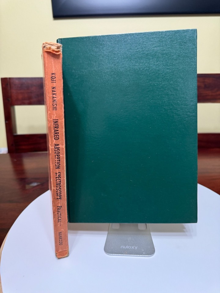INFRARED ABSORPTION SPECTROSCOPY 1964 NANKODO KOJI NAKANISHI | eBay