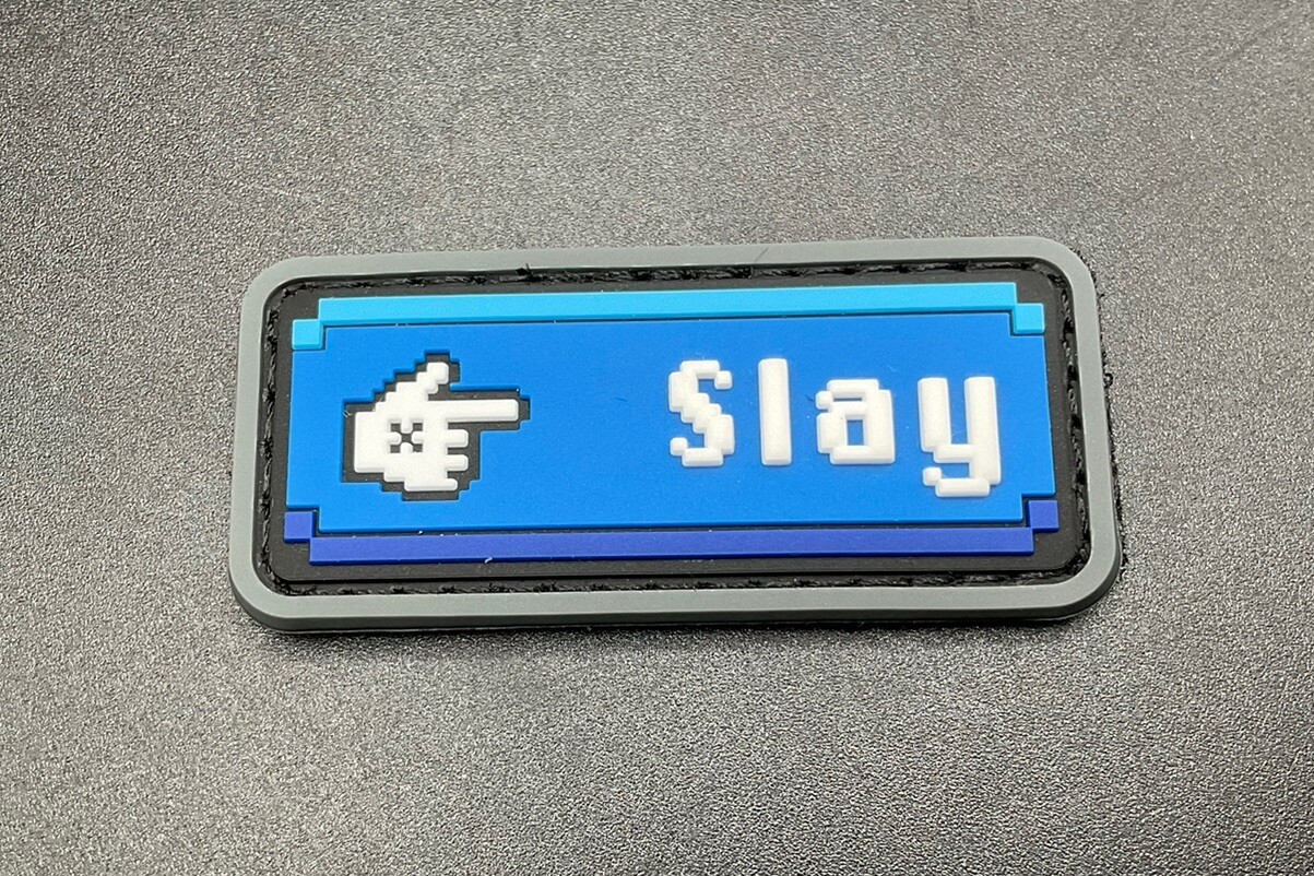 Castle x Grayscale Smashed Brothers Gear 👉Slay EDC PVC Pouch Patch | eBay