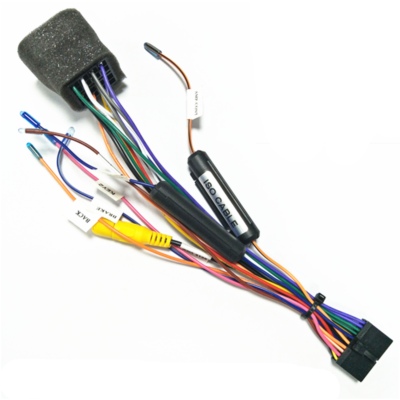 20Pin ISO Wiring Harness Connector Rearview Camera Adapter For Car ...