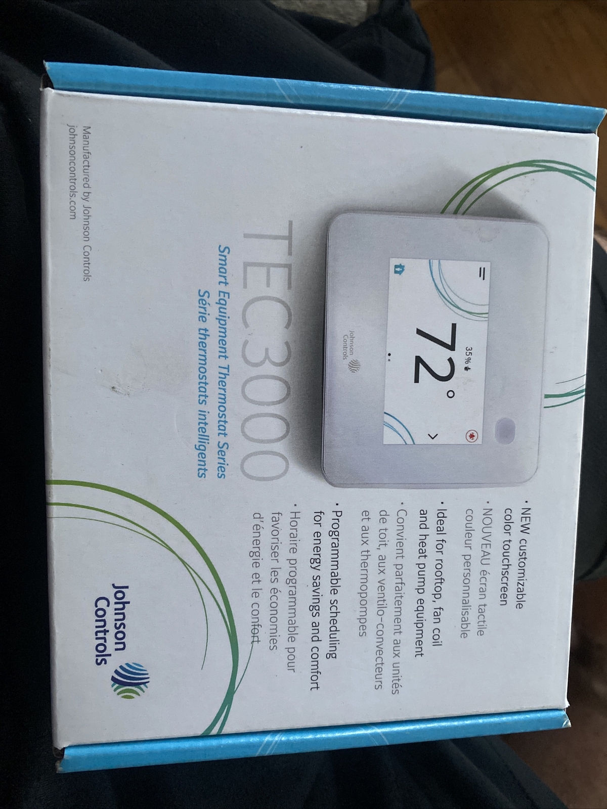 Johnson Controls Low Voltage Smart Thermostat - White (TEC3622-14-000 ...