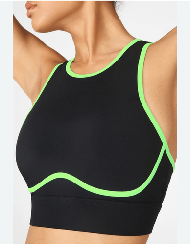 Fabletics Neon Lime Green Sports Bra Size Small | eBay