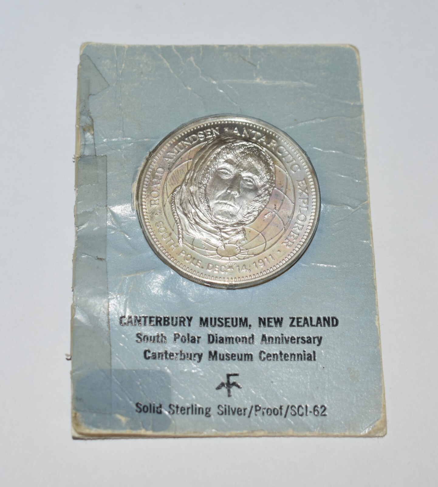 Solid Silver New Zealand Museum Canterbury South Pole Diamond ...