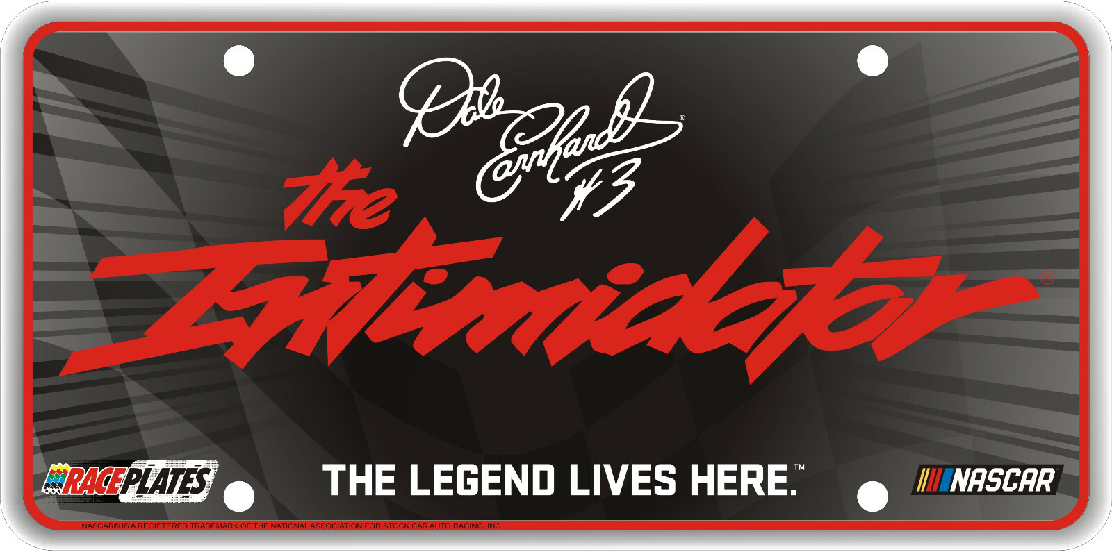#3 Dale Earnhardt Intimidator SS Souvenir License Plate | Aluminum ...