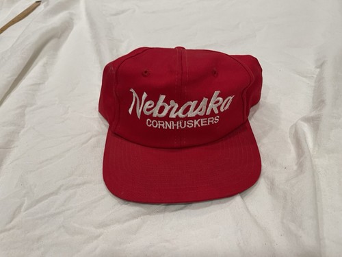 Vintage Rare NCAA Nebraska Cornhuskers Twins Enterprise Snapback Script ...