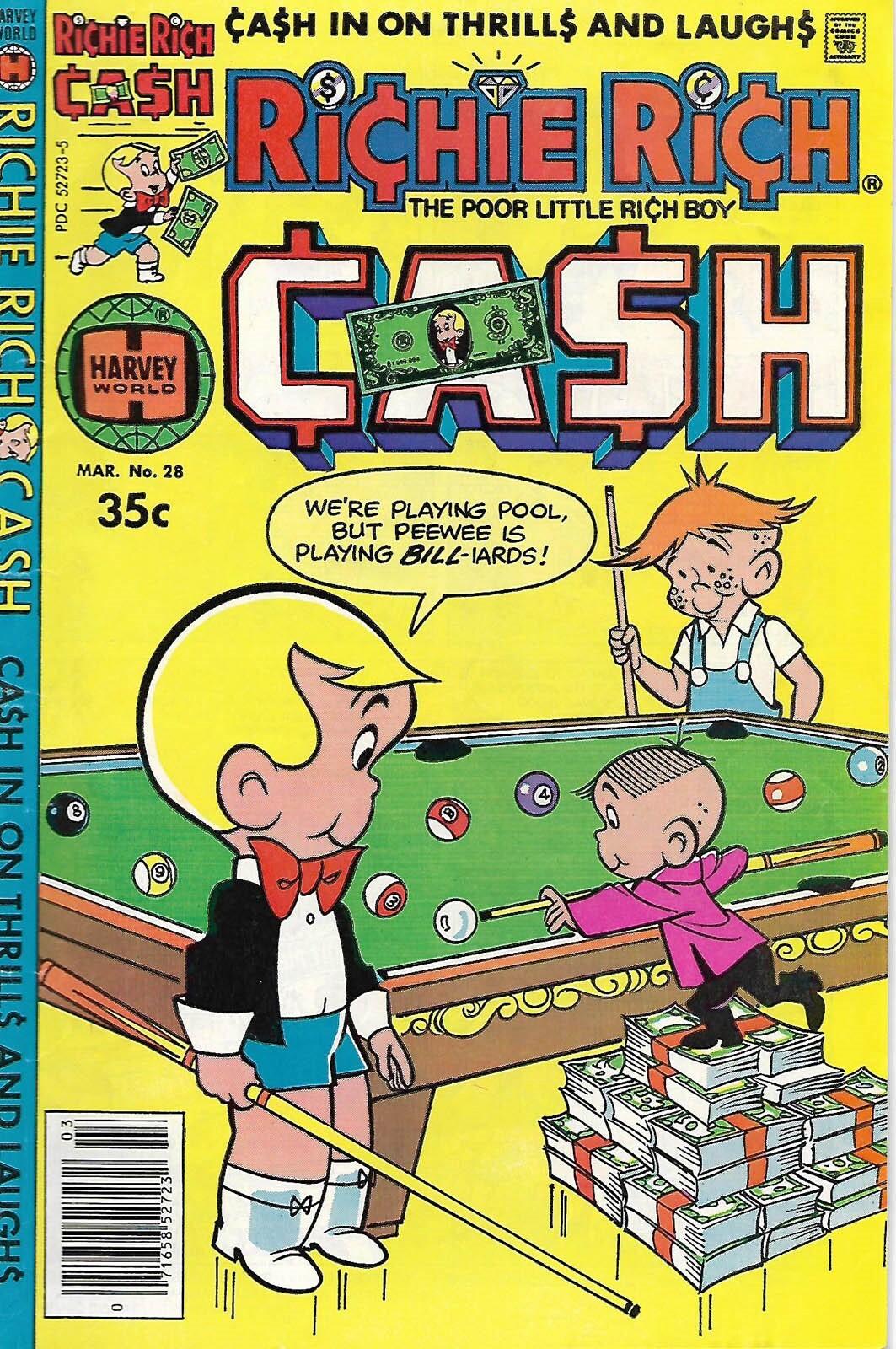 Richie Rich Cash Comic Book No. 28 March 1979 Harvey | eBay