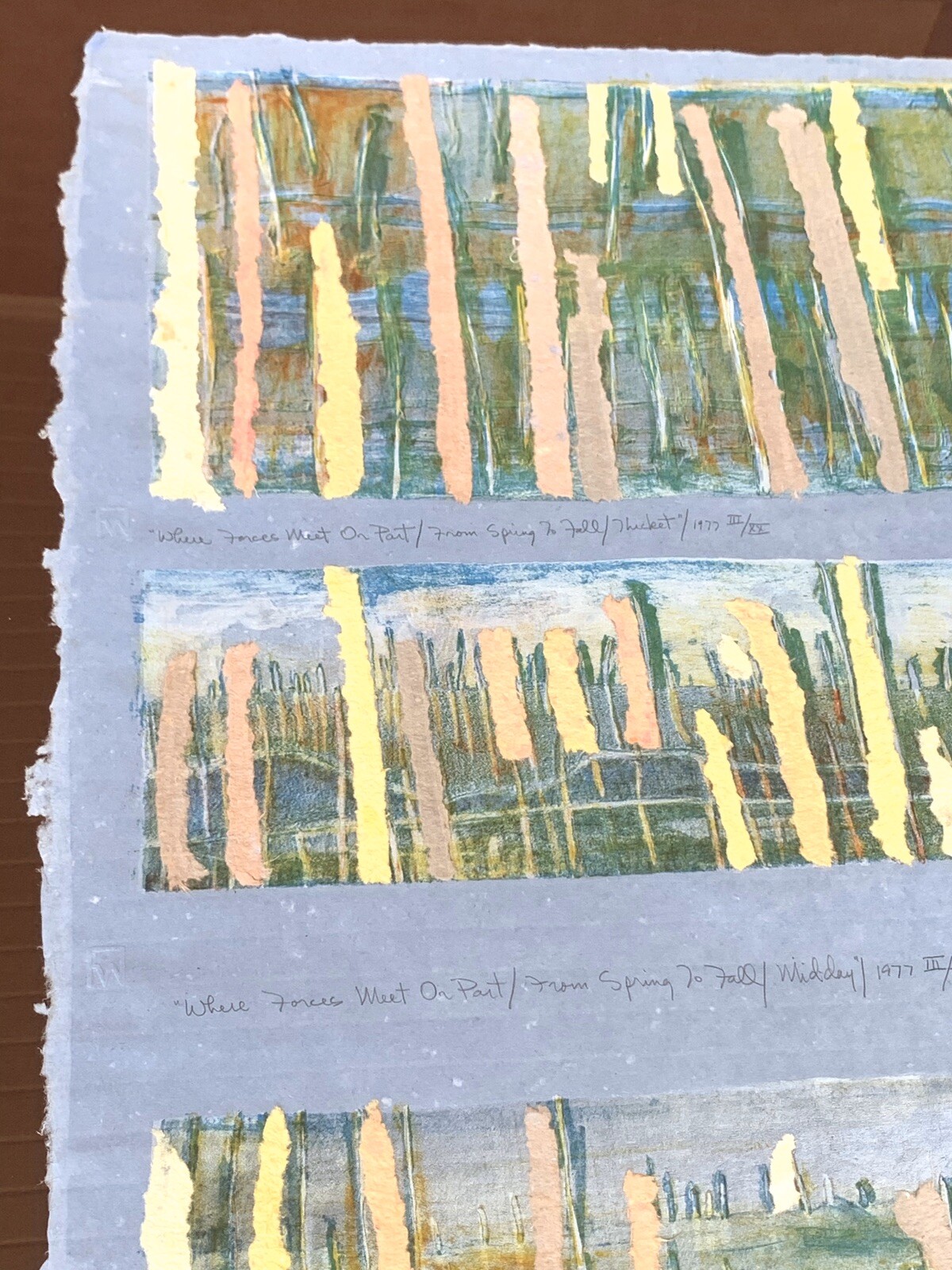 HUGE Original Roland Poska 1977 Mixed Media Modernism Painting 4x ...