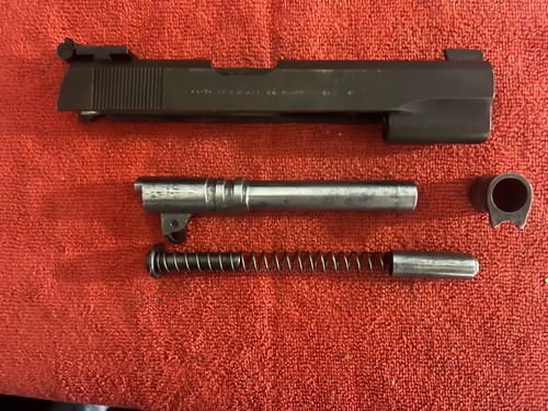 1911 Colt Government 45 ACP Vintage ARMY NATIONAL MATCH SLIDE BARREL ...