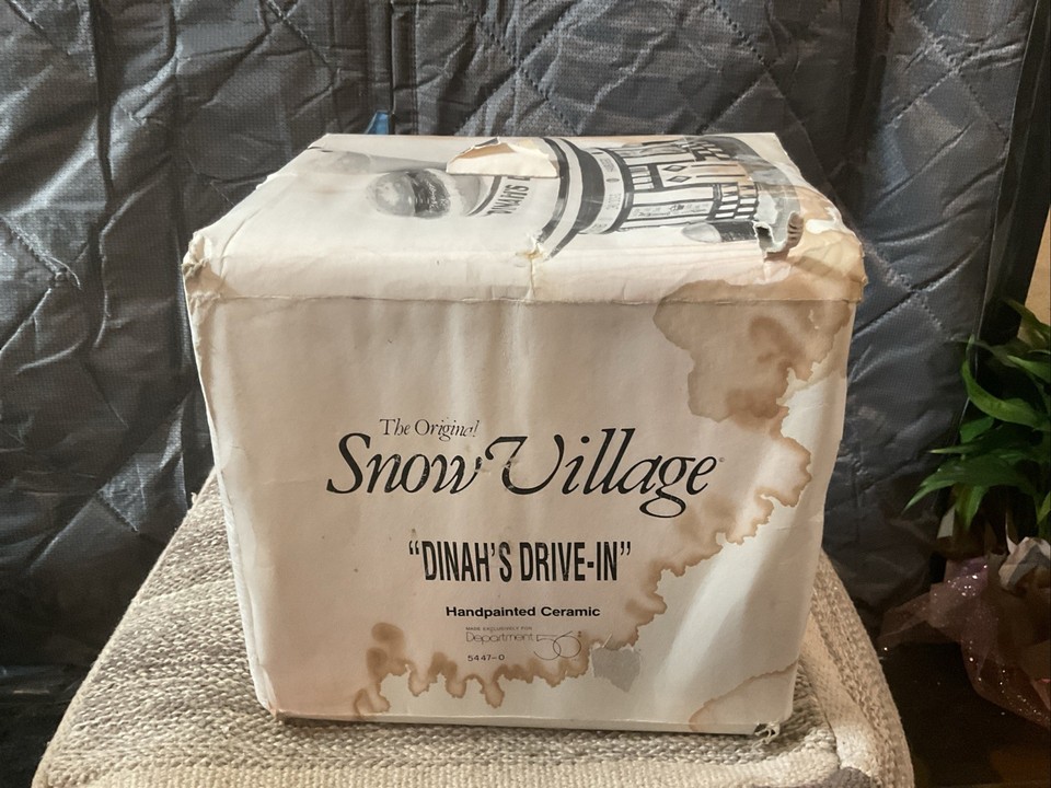 Department 56 1993 Original Snow Village Dinah's Drive-In Diner | eBay