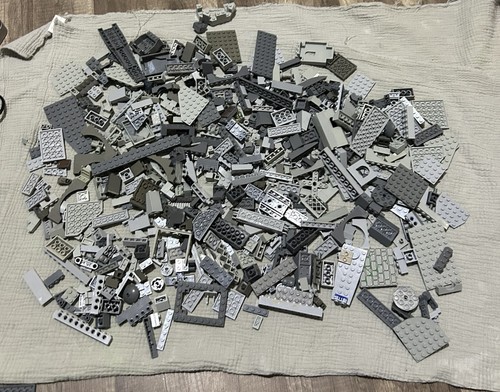 Lot Of Legos Grey Gray 2+ Pound Variety Set Specialty Blocks Some ...
