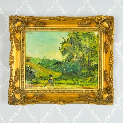 Vintage Ornate Gold Rococo Baroque Style Chunky Wood Picture Frame 34cm ...