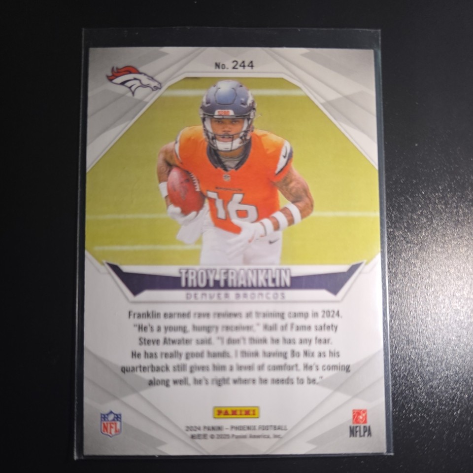 2024 Panini Phoenix - Rookies Troy Franklin #244 (RC) | eBay