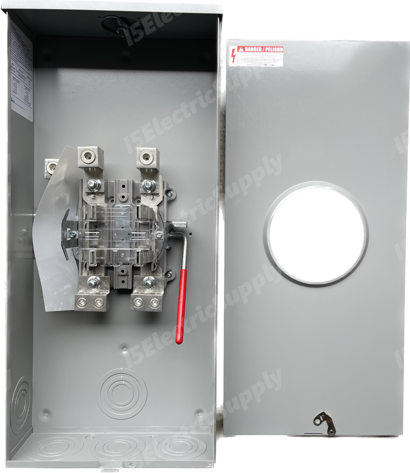 400 / 320 Amp Meter Base / Socket Bundled w/ 2 200A Main Breakers ...