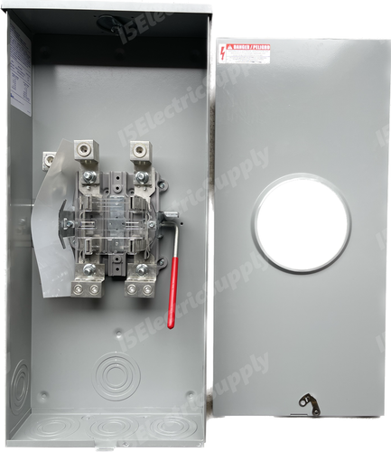 400 / 320 Amp Meter Base / Socket Bundled w/ 2 200A Main Breakers ...
