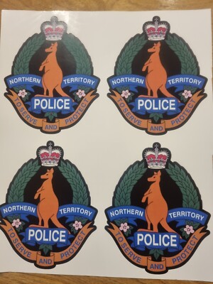 Northern Territory Police Sticker Stickers NTP Sign Logo Locker sticker ...