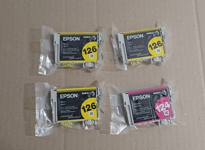 Epson Genuine Cartridge 126 High Capacity T1264 Yellow Magenta Ink ...
