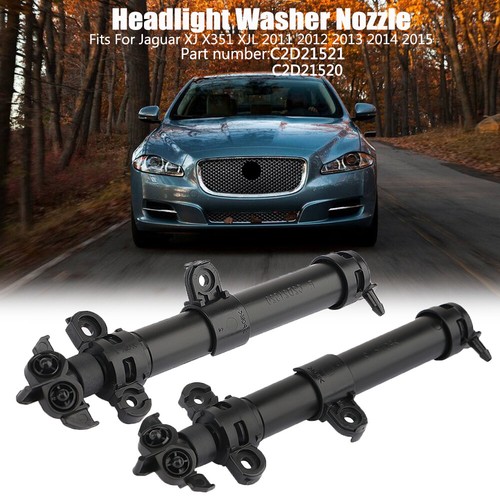 1 Pair Headlight Washer Spray Nozzle Jet For Jaguar XJ X351 C2D21521 ...