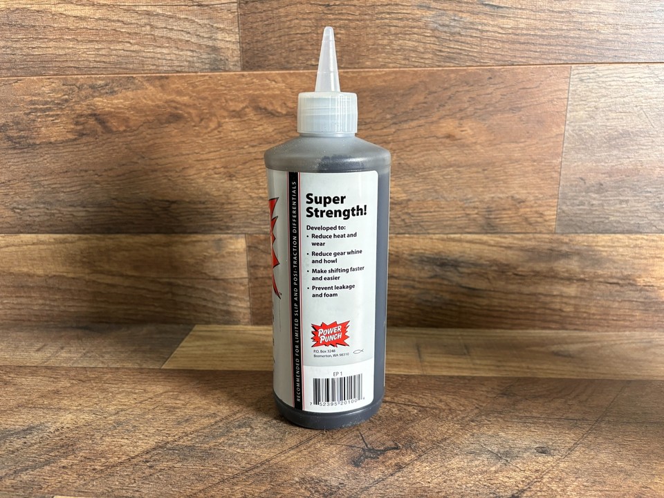 Power Punch 16oz (EP 1) Extreme Pressure Gear Oil Additive Moly ...