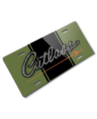 Oldsmobile Cutlass Emblem 1964 - 1969 Aluminum License Plate 16 colors ...