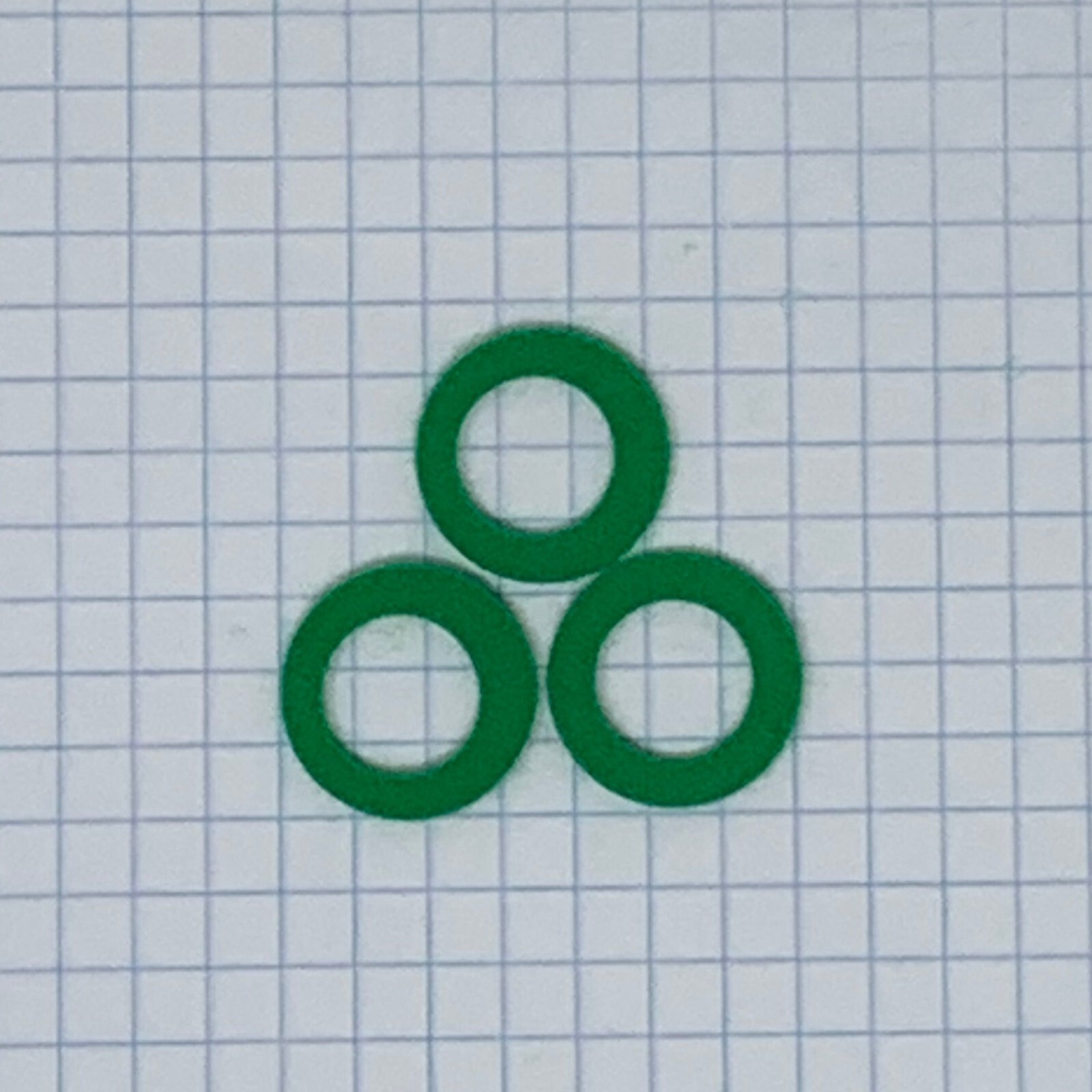 Universal Felts, Cornet, Trumpet, Tuba, Stem, Button, or Top, Green ...