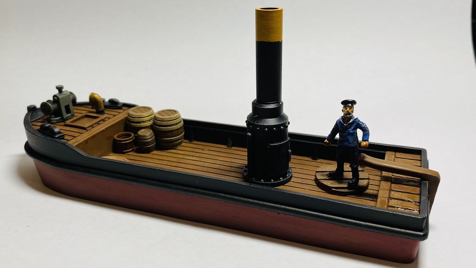 River Nile Small Steamer plastic model kit 28mm/ 1/56 scale | eBay