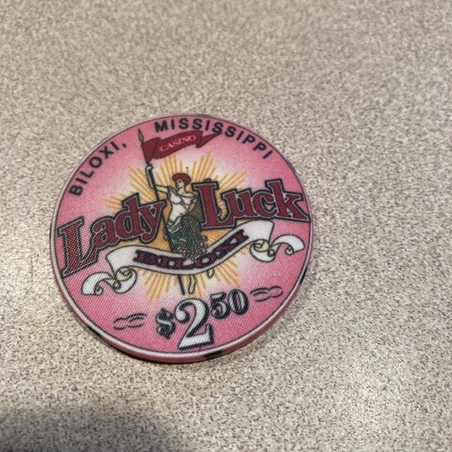 $2.50 Lady Luck Flag biloxi missississp casino chip | eBay
