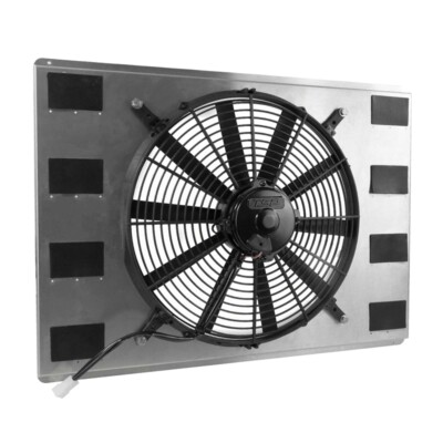 TSP HC8512 Aluminum Fan Shroud W/16 in. Electric Fan, Puller 2000 CFM ...