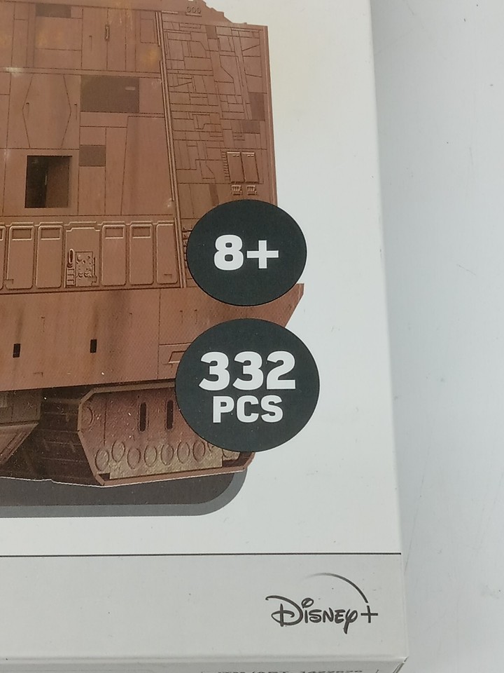 New. Star Wars The Mandalorian Razor Crest and Sandcrawler Set Paper ...
