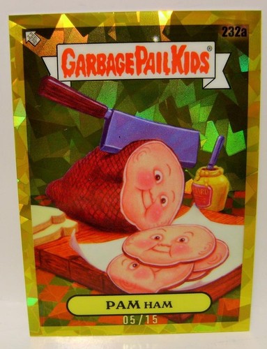 PAM HAM #5/15 232A YELLOW SAPPHIRE GARBAGE PAIL KIDS TOPPS 2023 | eBay
