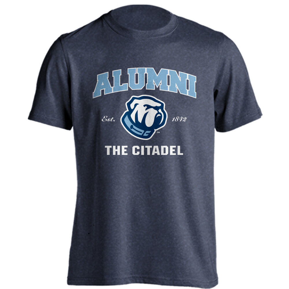The Citadel Bulldogs Alumni Logo Short Sleeve Graduate T-Shirt Tee | eBay